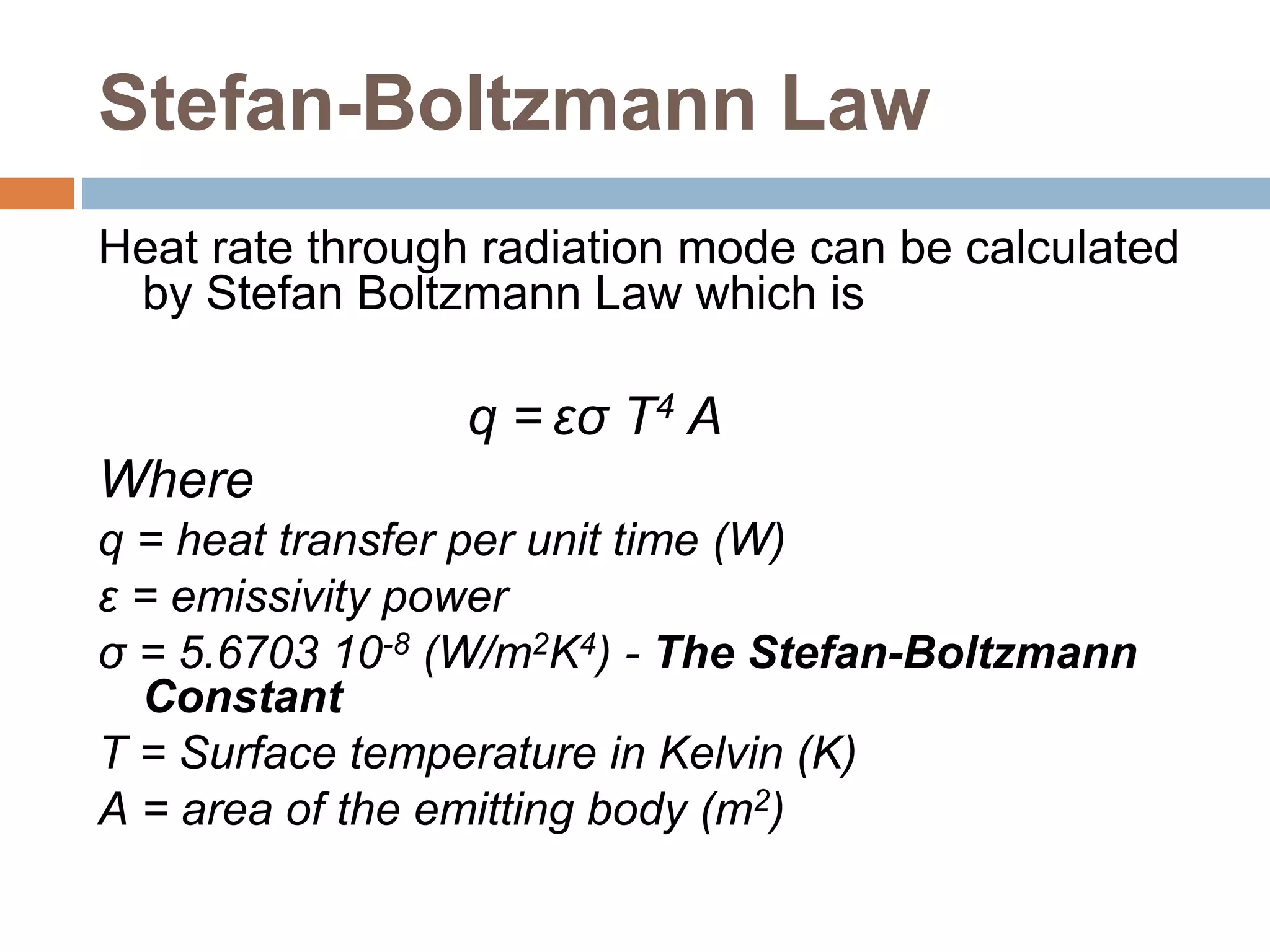 Radiation heat transfer | PPTX