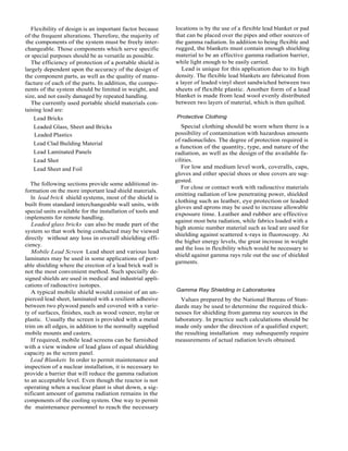 Guide for Using Lead as Radiation Shielding | PDF