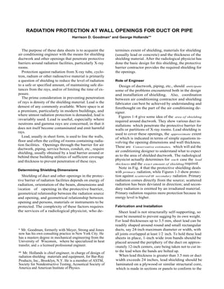 Guide for Using Lead as Radiation Shielding | PDF