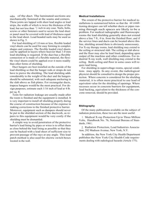 Guide for Using Lead as Radiation Shielding | PDF