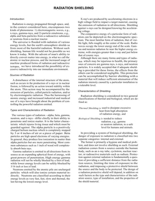 Guide for Using Lead as Radiation Shielding | PDF