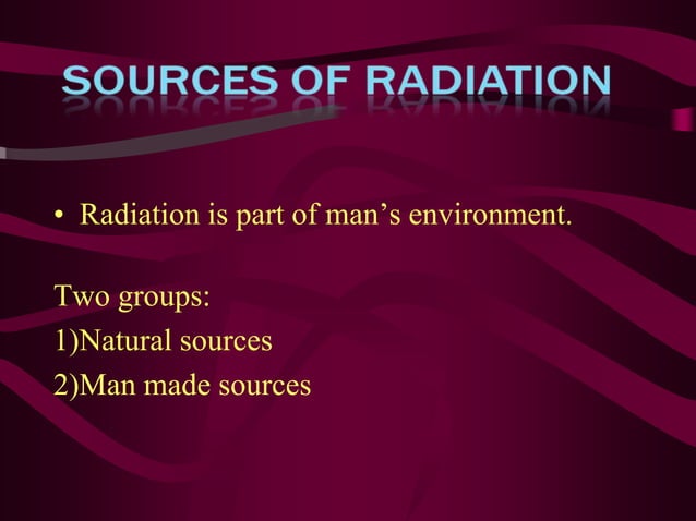 RADIATION-sources.ppt
