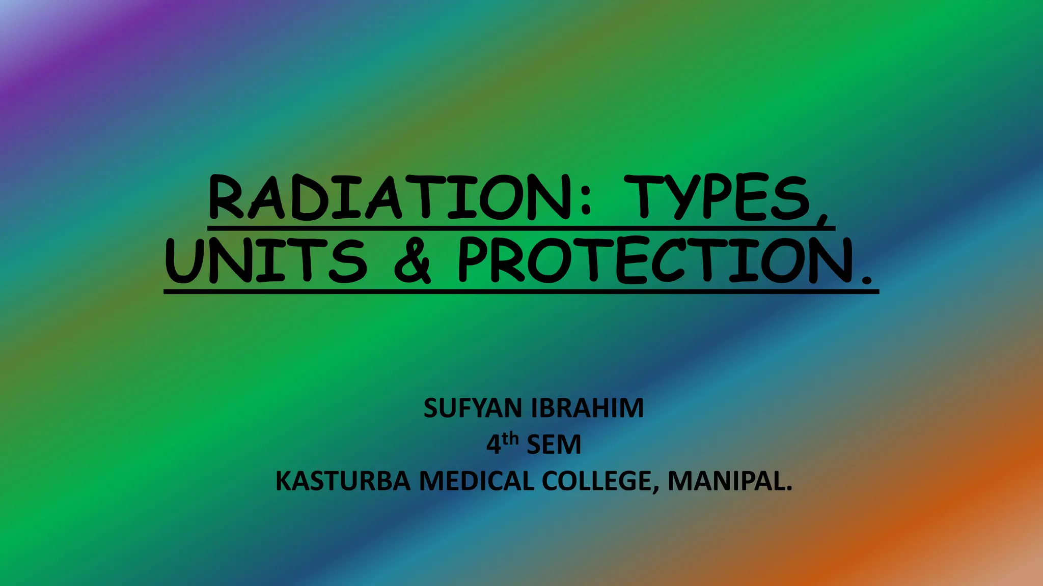 Radiation types, units, protection | PPTX | Physics | Science