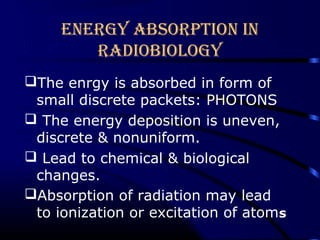 Radiation absorbtion | PPT