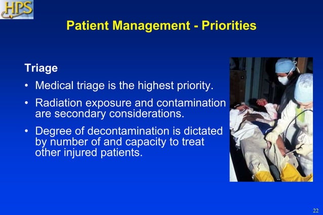 Radiation accident management powerpoint | PPT | First Aid | Injuries