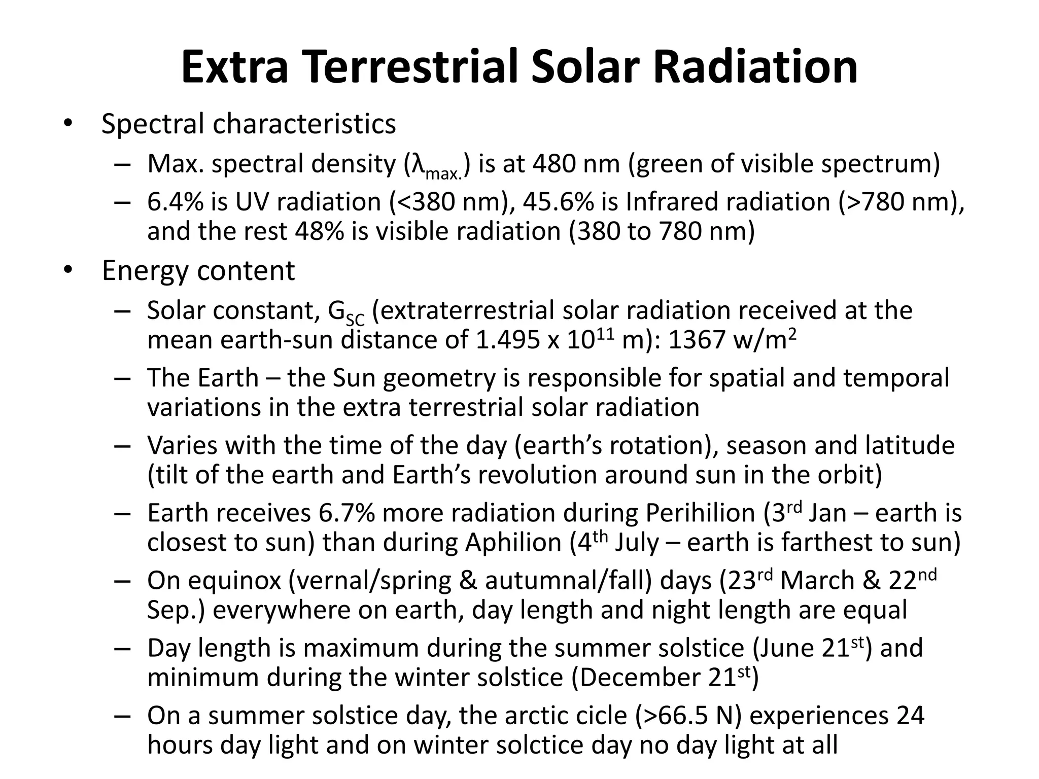 Radiation and atmospheric temperature | PPTX