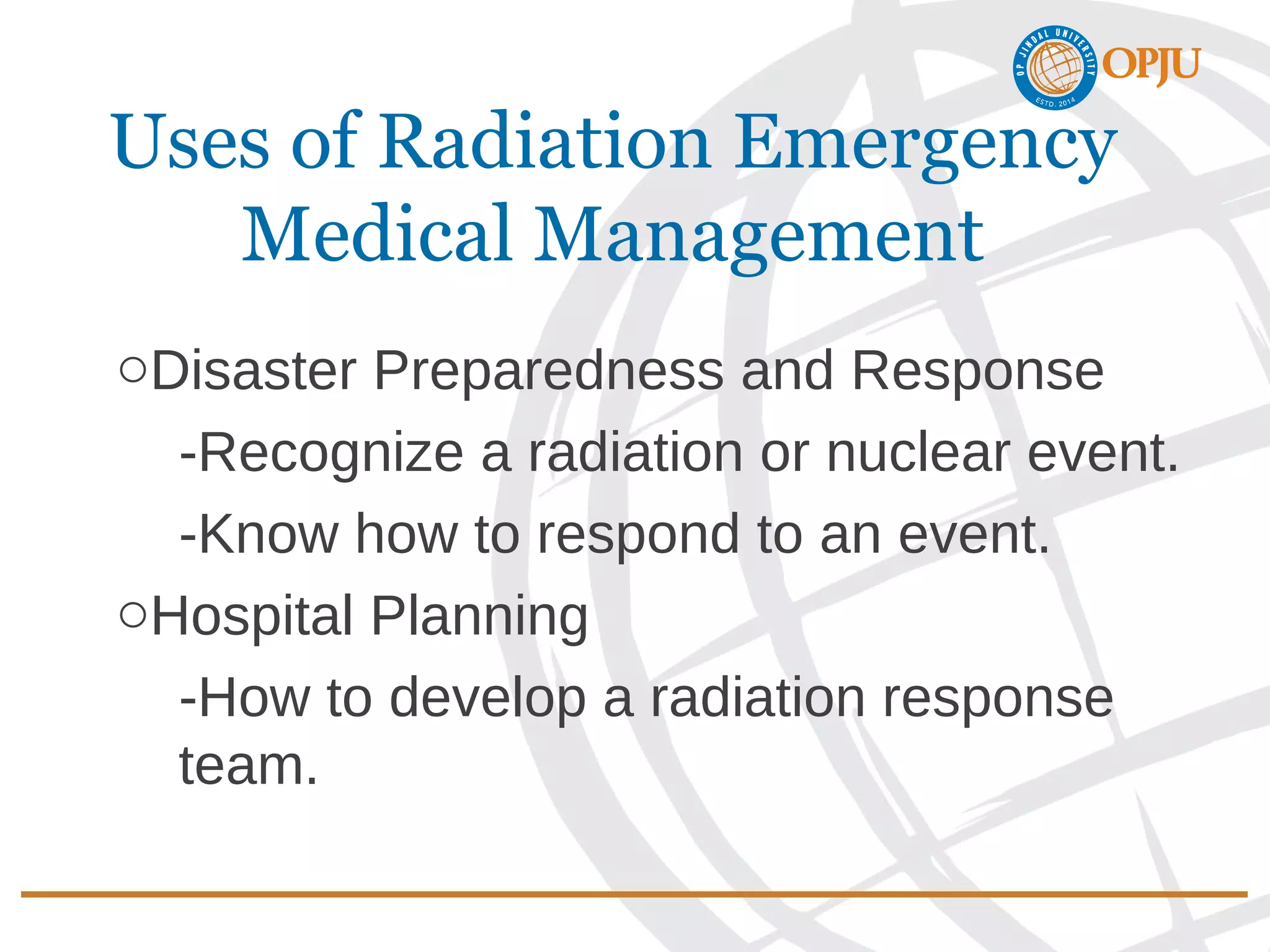 Radiation and emergency medical management in india | PPT