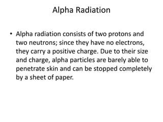 Radiation and its types.pptx