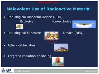 Radiation and national security in australia koperski | PDF