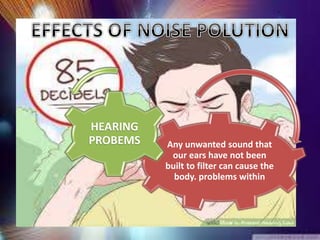 Radiation and noise pollution | PPTX