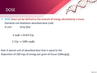 Radiation biology | PPTX
