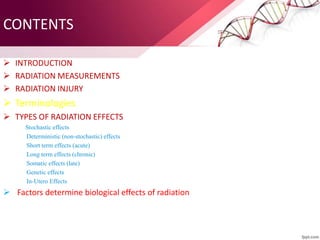 Radiation biology | PPTX