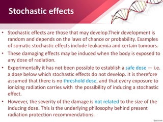 Radiation biology | PPTX