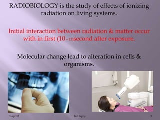 Radiation biology | PPTX