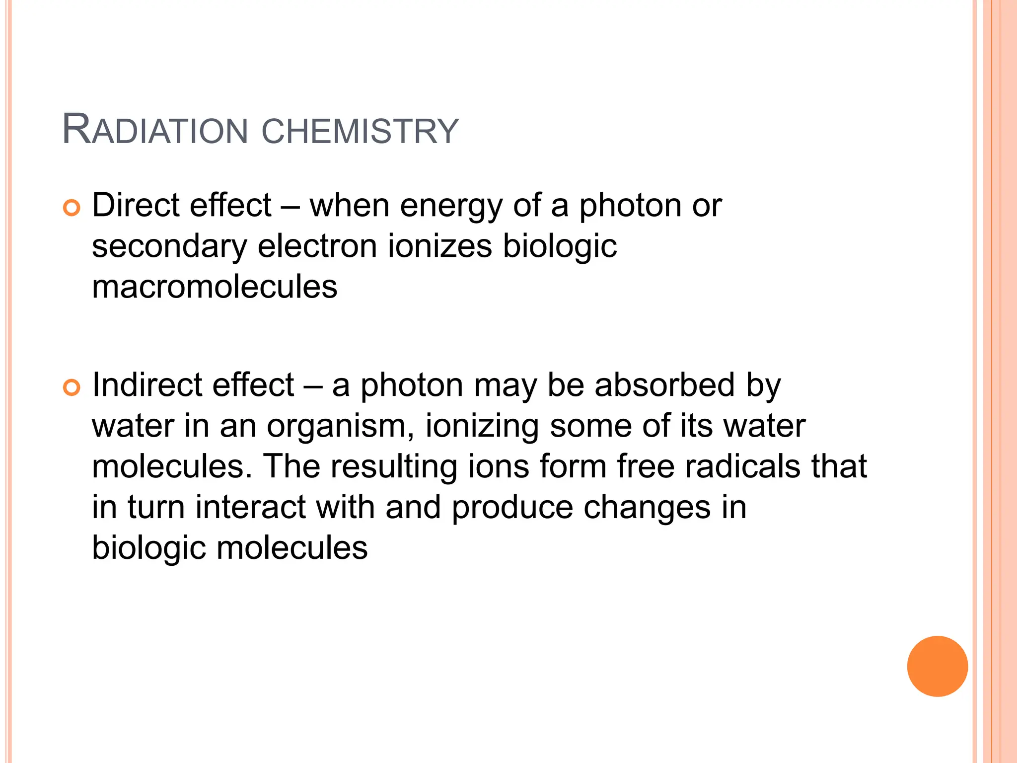 RADIATION BIOLOGY- ORAL MEDICINE AND RADIOLOGY | PPTX