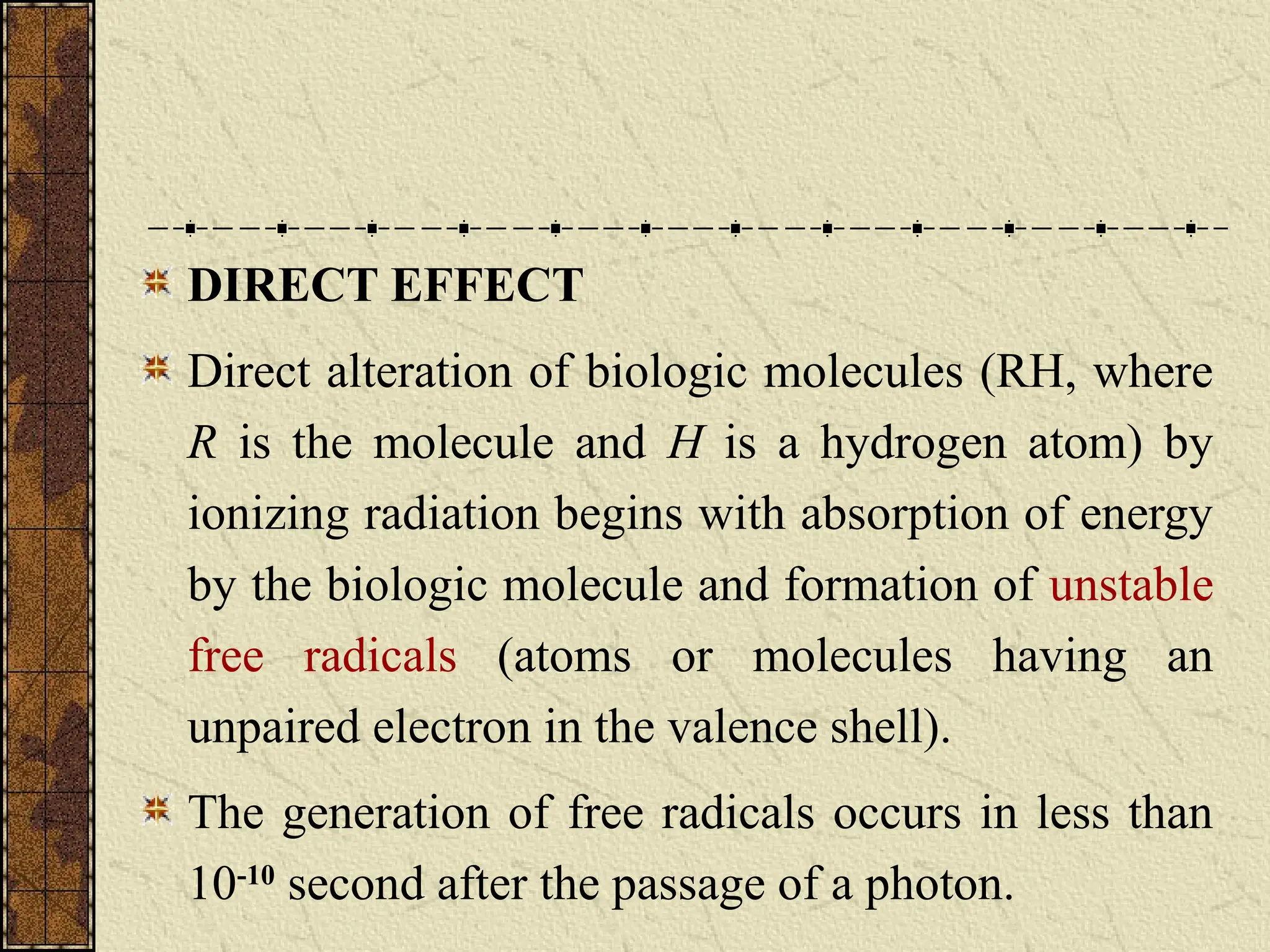 Radiation Biology.pptx oral medicine and radiology | PPTX