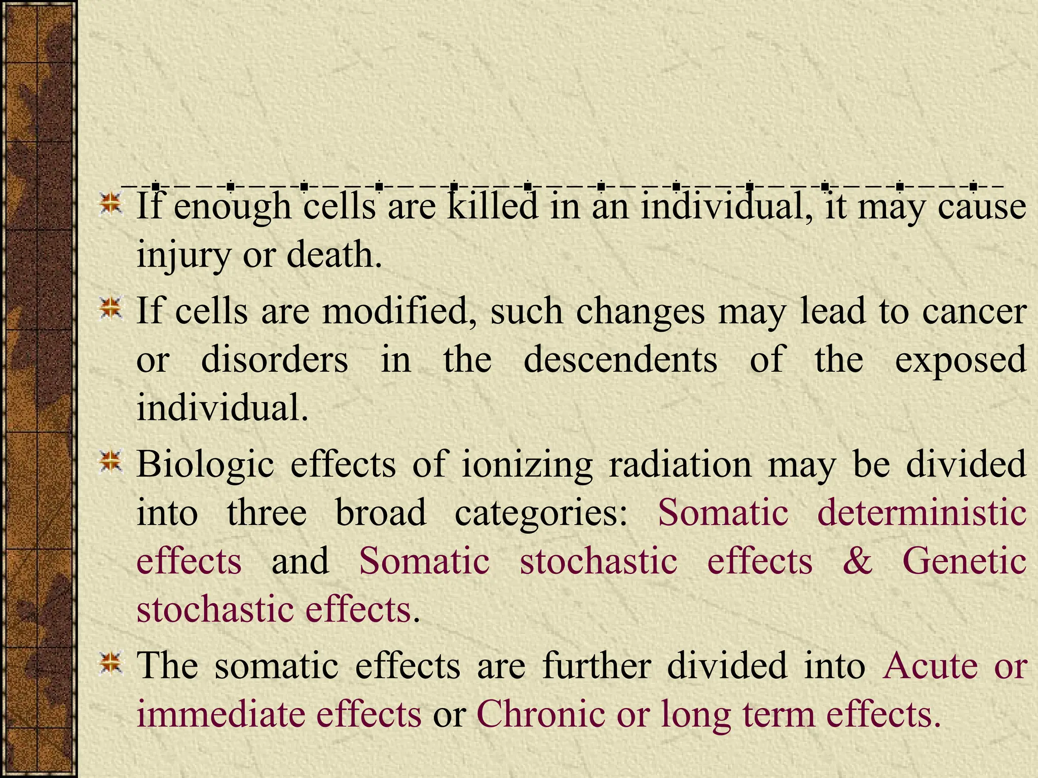 Radiation Biology.pptx oral medicine and radiology | PPTX