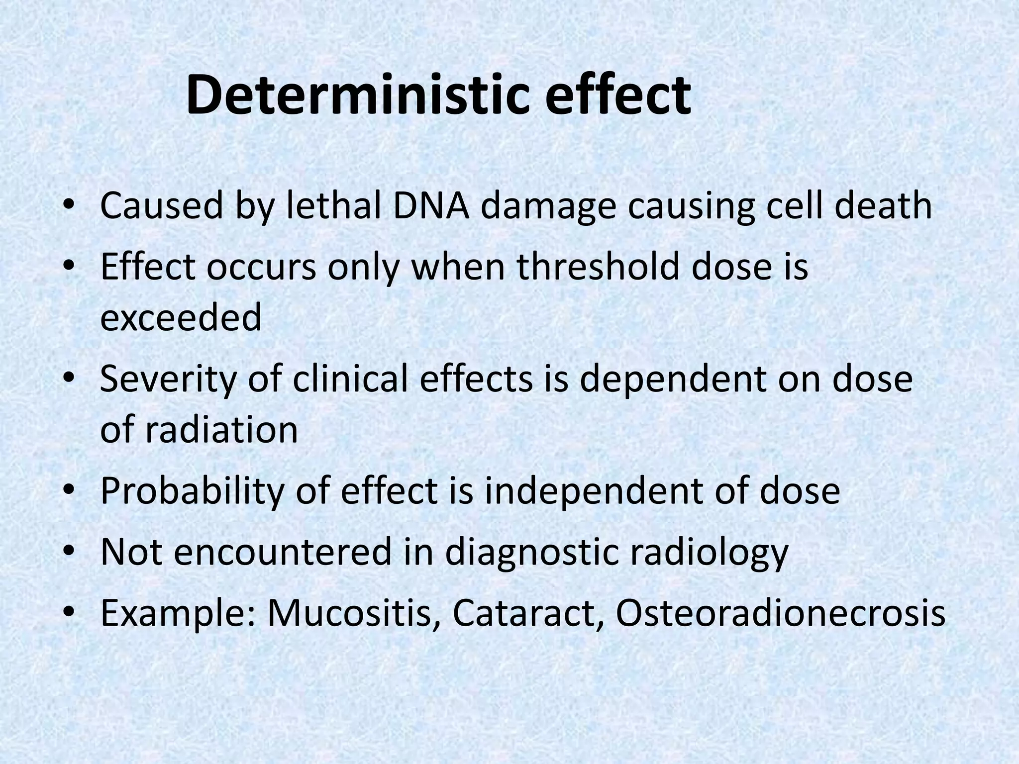 Radiation biology | PPTX | Genetics | Science