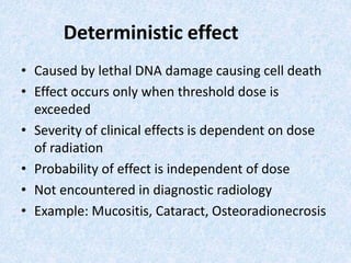 Radiation biology | PPTX