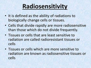 Radiation biology | PPTX