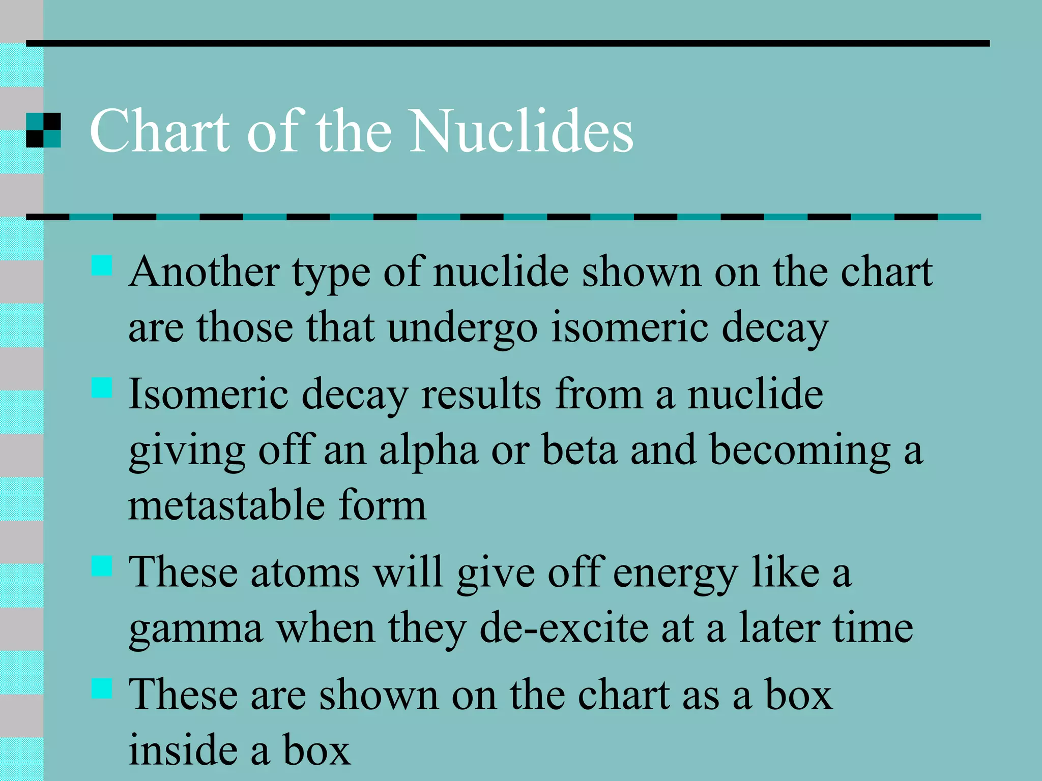 Radiation chart of nuclides | PPT