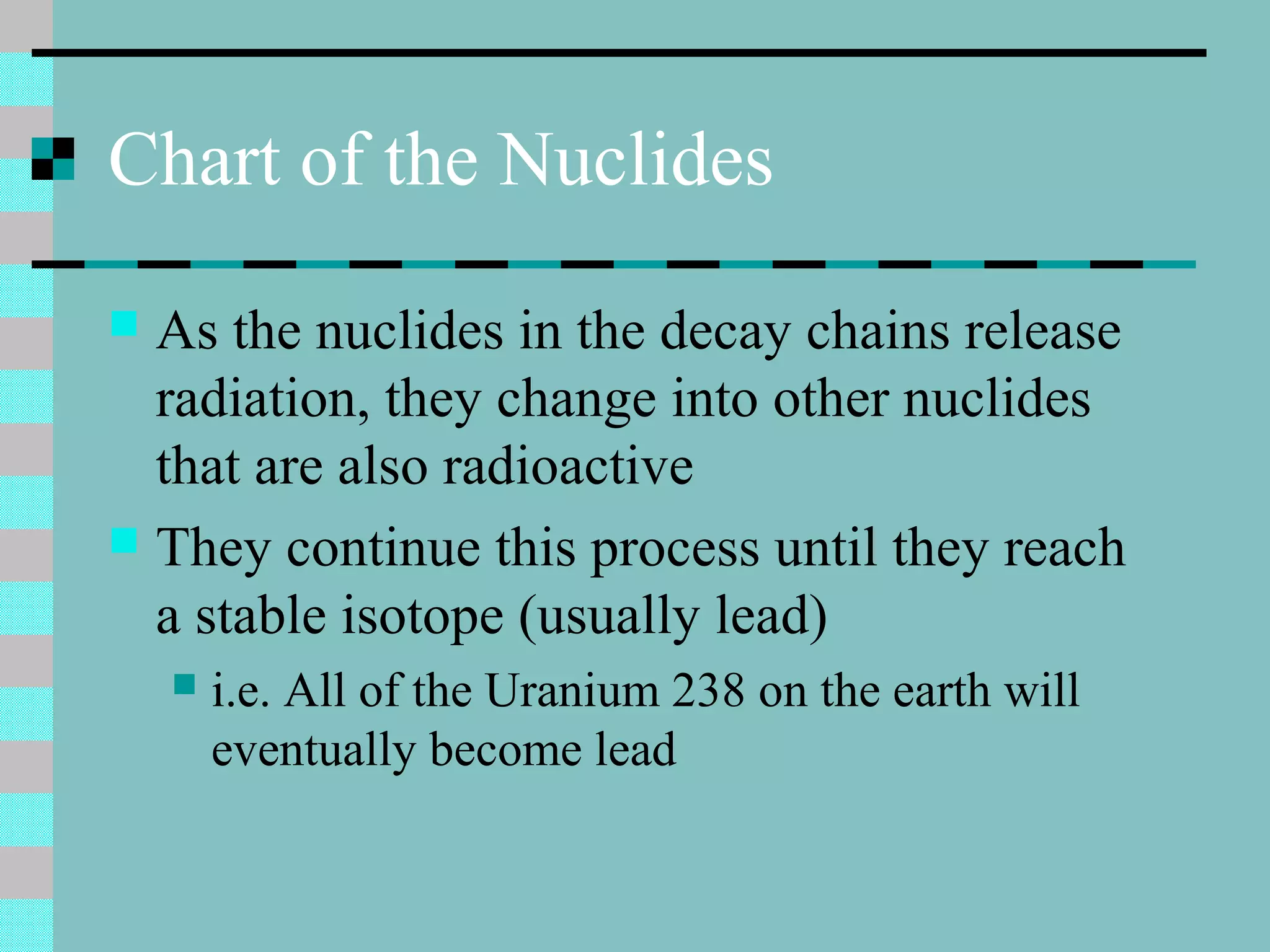 Radiation chart of nuclides | PPT