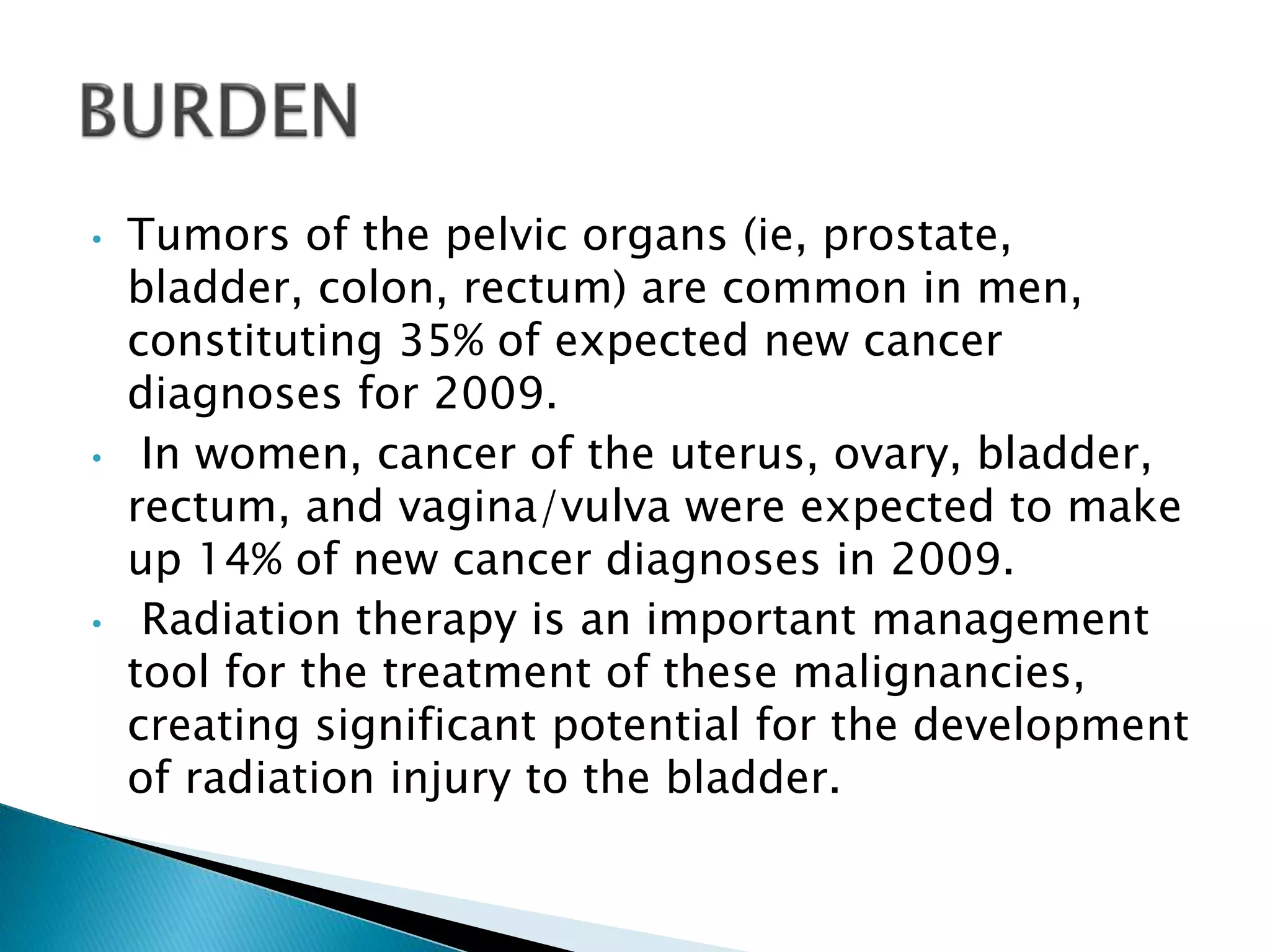 Radiation cystitis MANAGEMNT | PPT