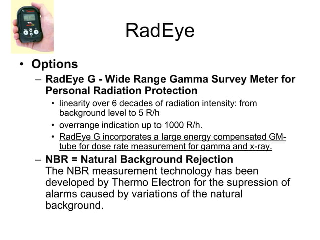Radiation detection instrumentation fundamentals | PPTX