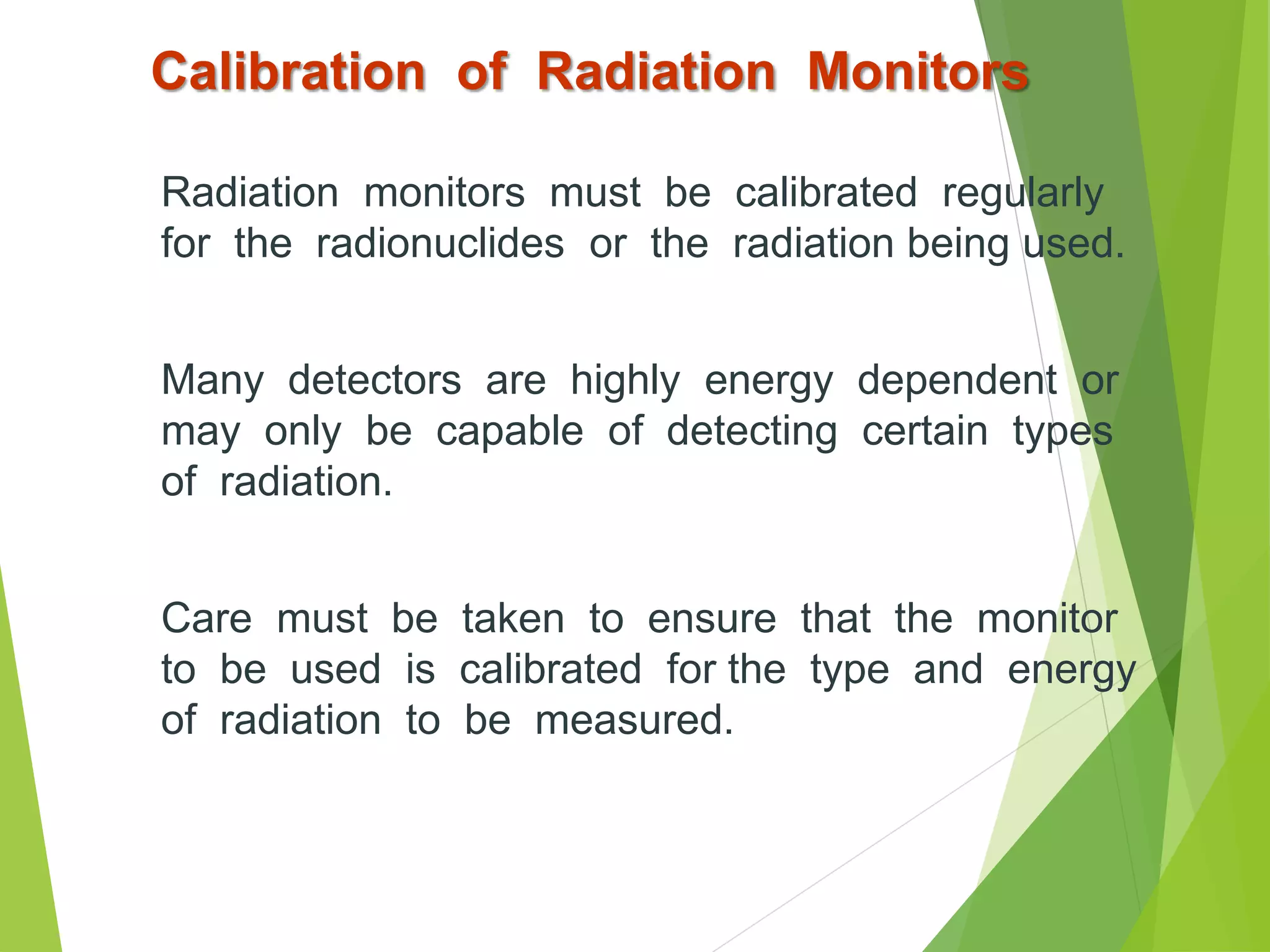 Radiation detection & measurement | PPT