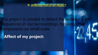 Radiation detector arduino UNO PPT | PPTX