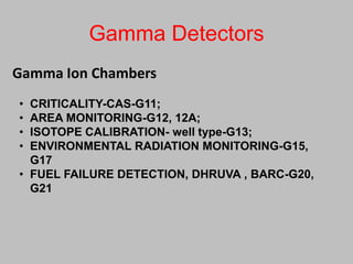 Radiation detectors | PPTX