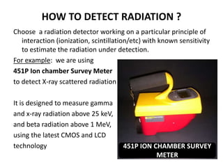 Radiation detectors | PPTX
