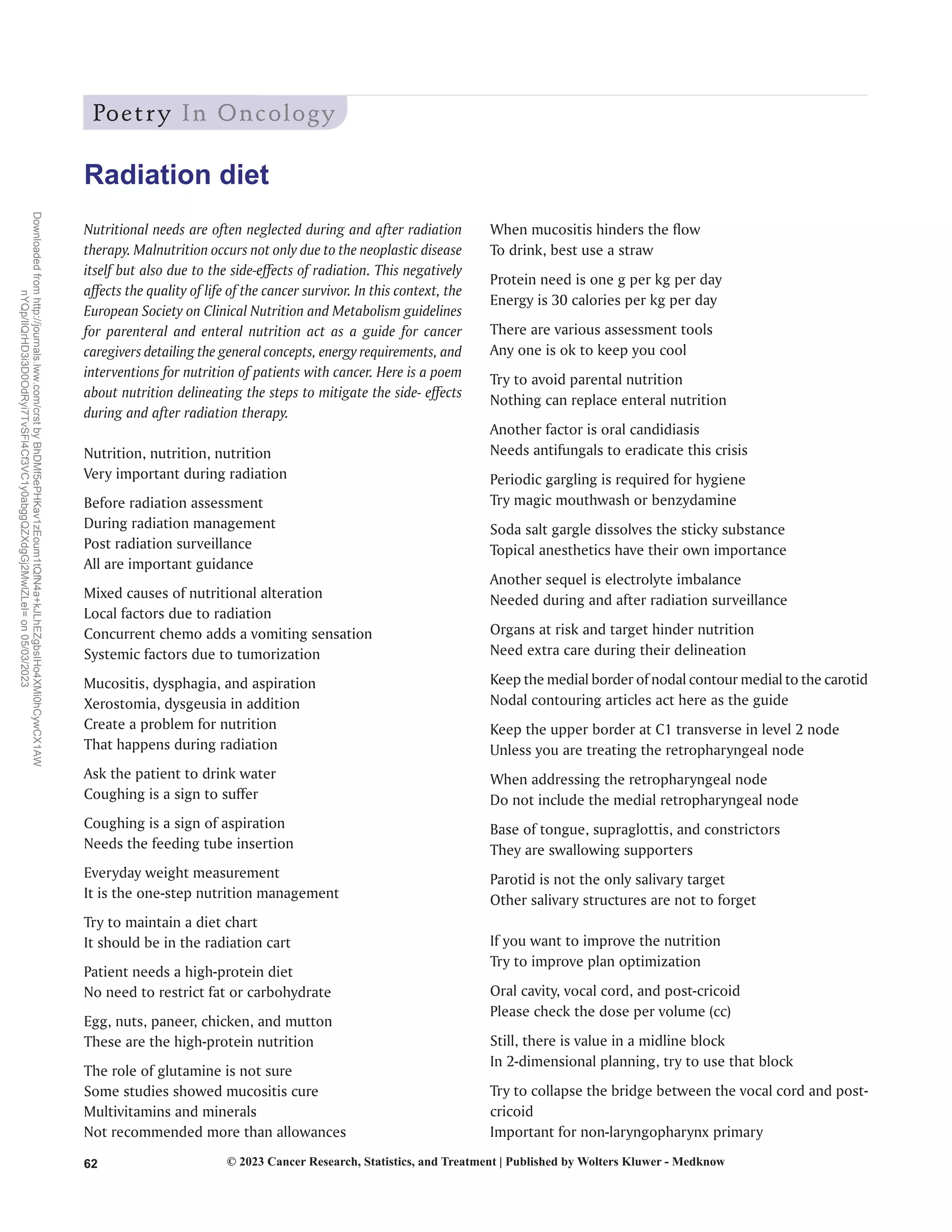 Radiation Diet | PDF