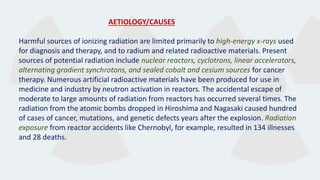 Radiation diseases | PPTX