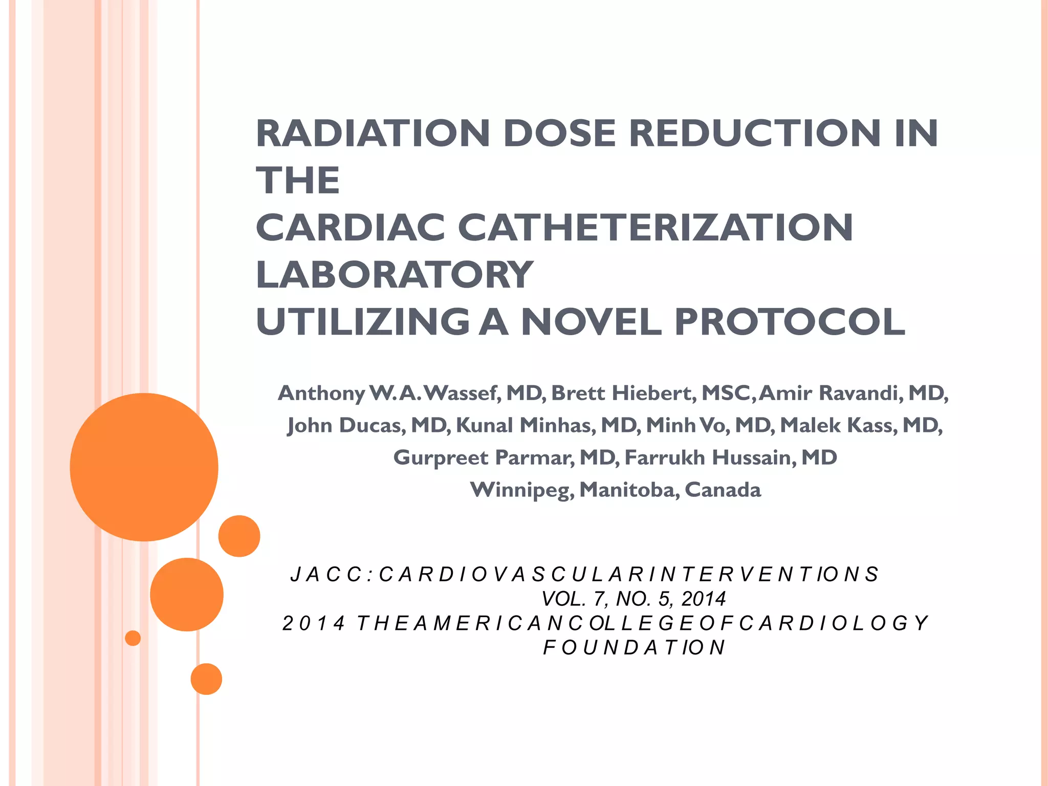 Radiation dose reduction | PPT