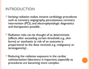 Radiation dose reduction | PPT | Heart and Cardiovascular Diseases ...