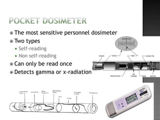Radiation Dosimeters | PPTX