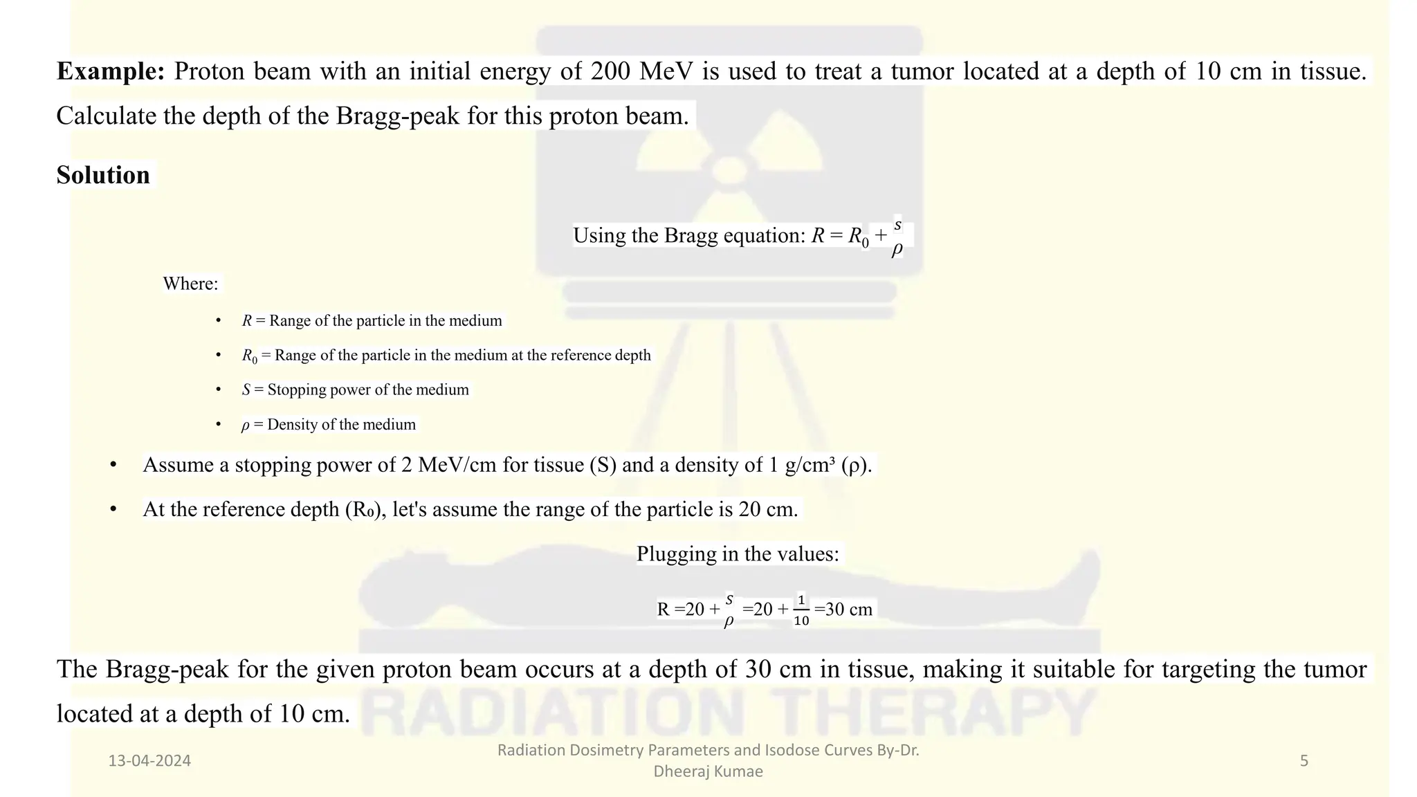 Radiation Dosimetry Parameters and Isodose Curves.pptx