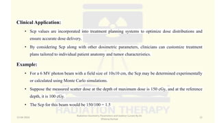 Radiation Dosimetry Parameters and Isodose Curves.pptx