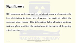 Radiation Dosimetry Parameters and Isodose Curves.pptx
