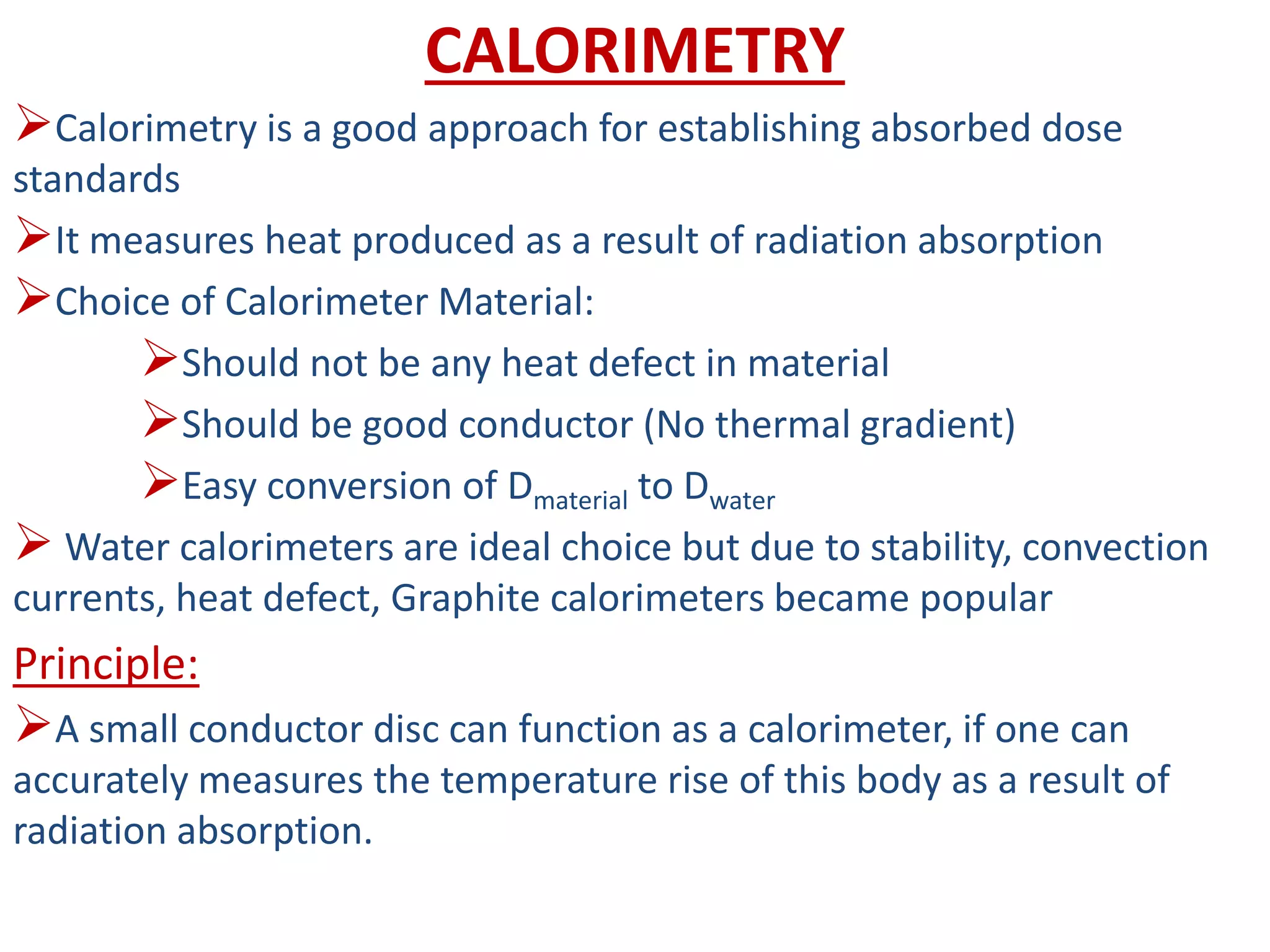 Radiation dosimtery princicles | PPTX