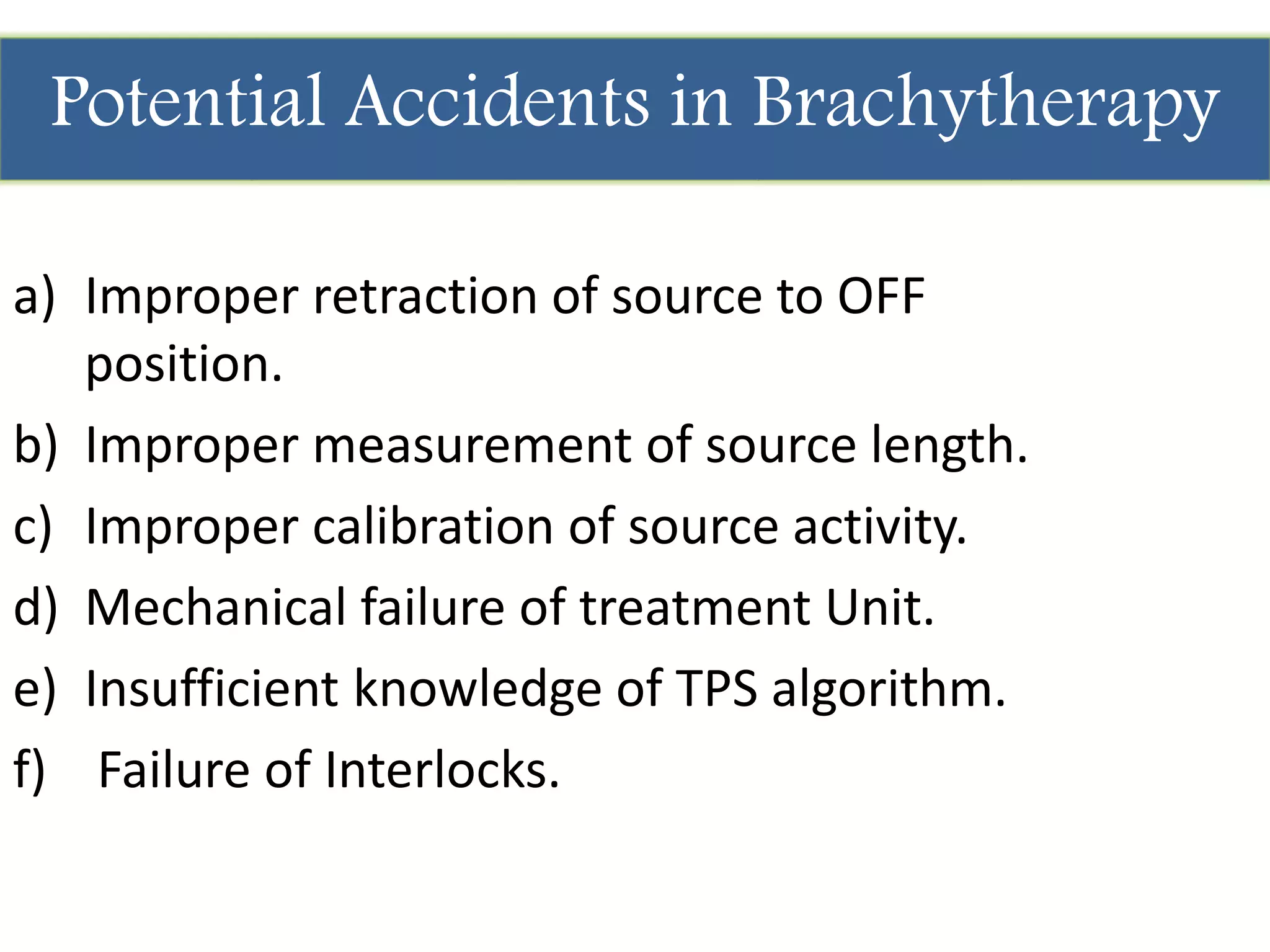 Radiation emergencies and preparedness in radiotherapy | PPTX