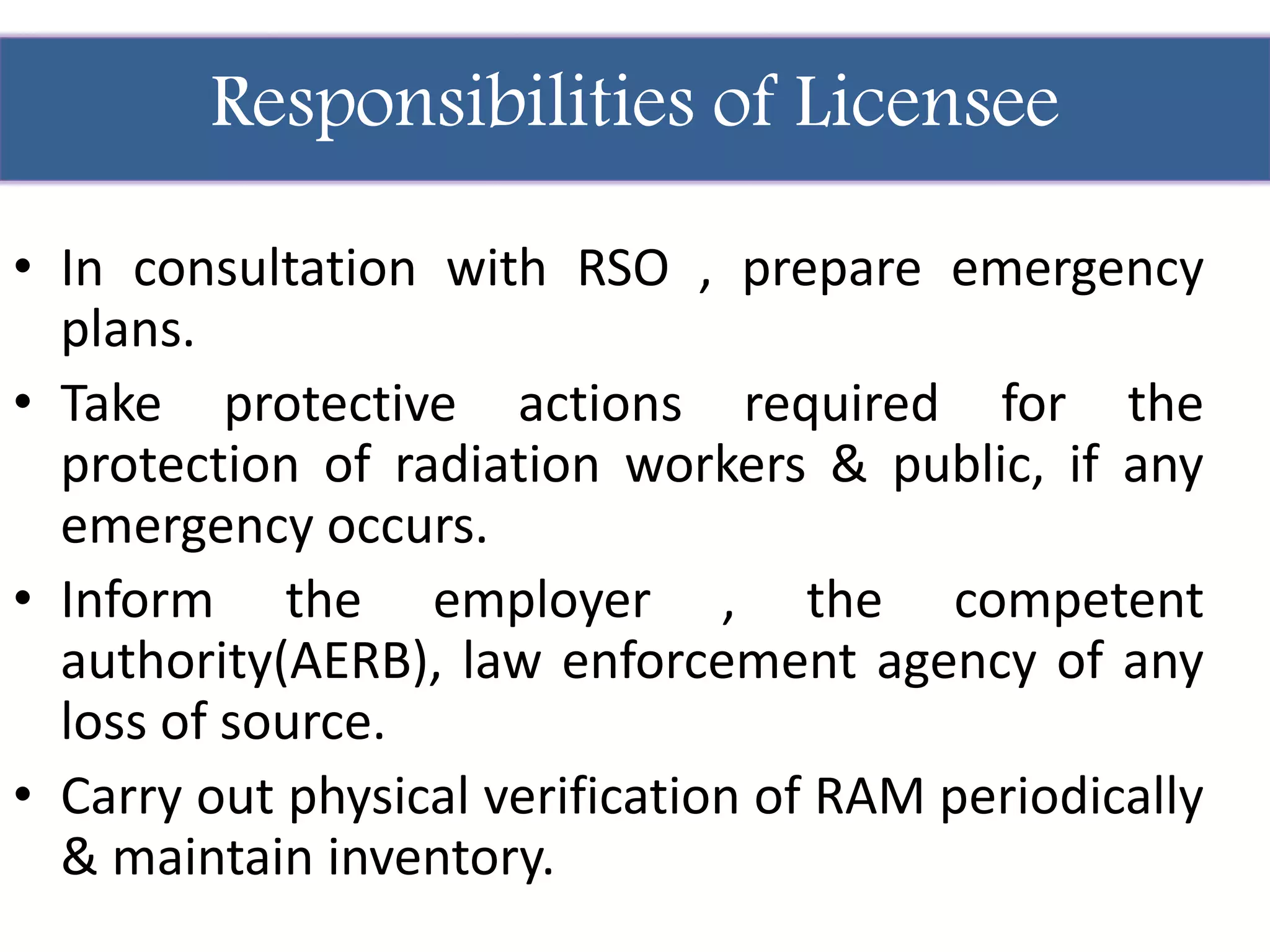 Radiation emergencies and preparedness in radiotherapy | PPTX
