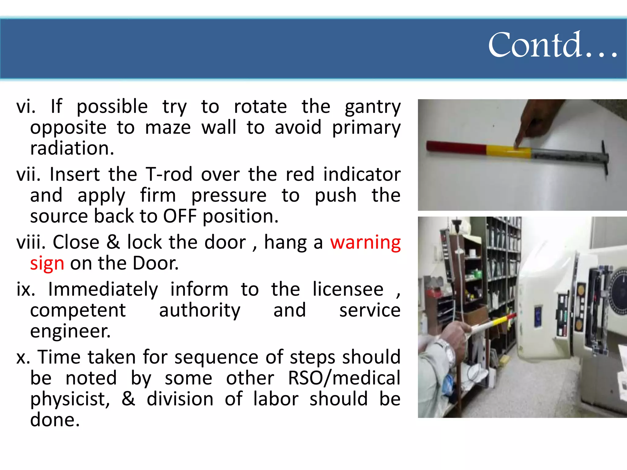 Radiation emergencies and preparedness in radiotherapy | PPTX