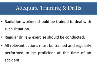 Radiation emergencies and preparedness in radiotherapy | PPTX