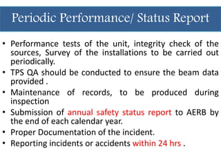 Radiation emergencies and preparedness in radiotherapy | PPTX