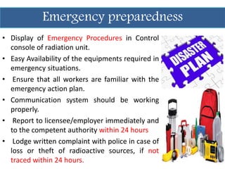 Radiation emergencies and preparedness in radiotherapy | PPTX