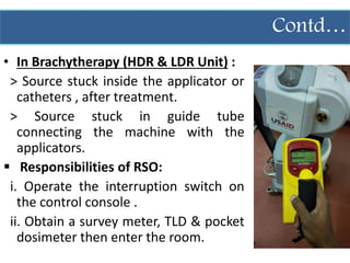 Radiation emergencies and preparedness in radiotherapy | PPTX