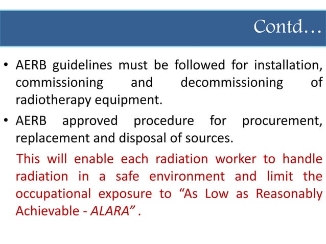 Radiation emergencies and preparedness in radiotherapy | PPTX