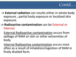 Radiation emergencies and preparedness in radiotherapy | PPTX